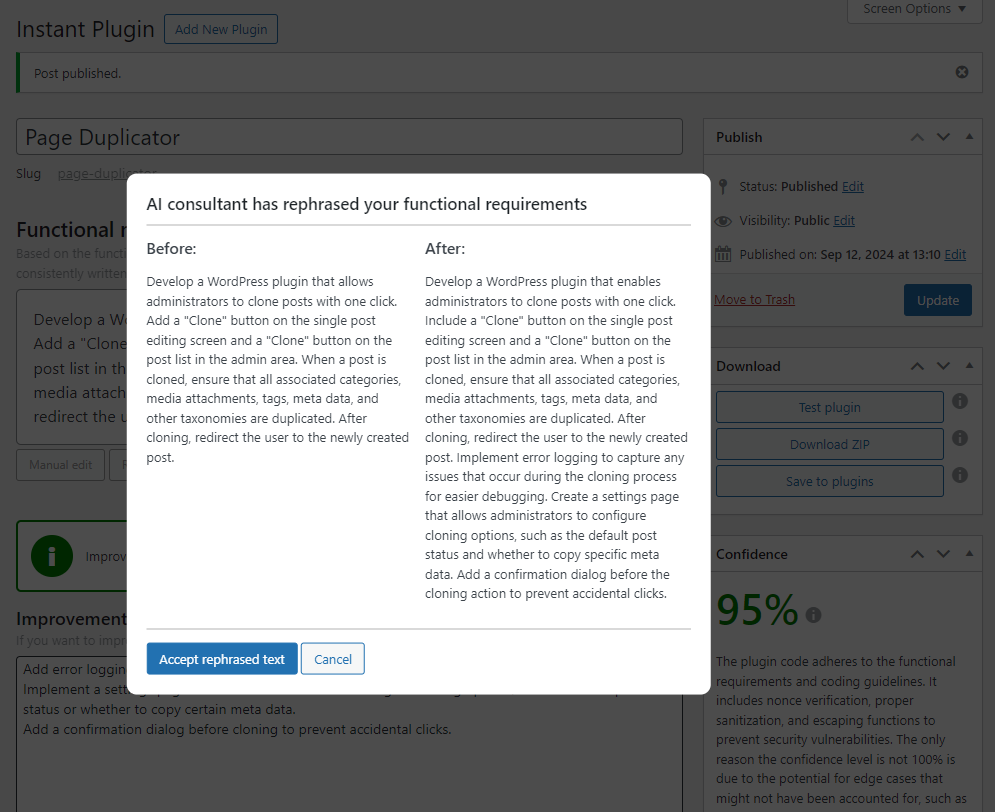 AIKO: Instant Plugins AI Developer by BoldThemes | CodeCanyon